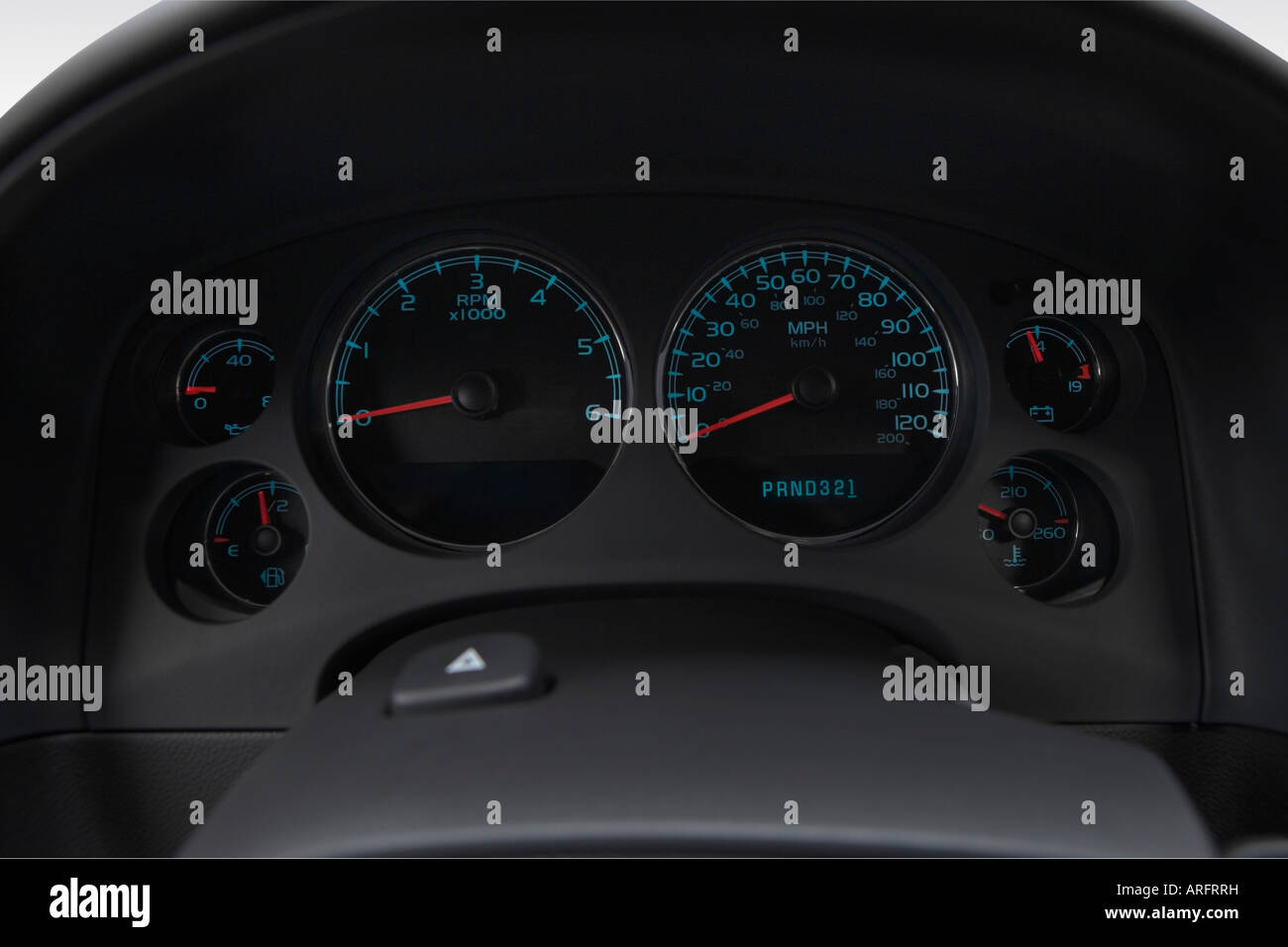 2007 Chevrolet Tahoe LTZ in Blue - Speedometer/tachometer Stock Photo ...