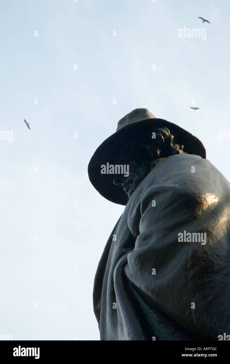 the Henry Kitson statue of Salem's founder the puritan Roger Conant ...
