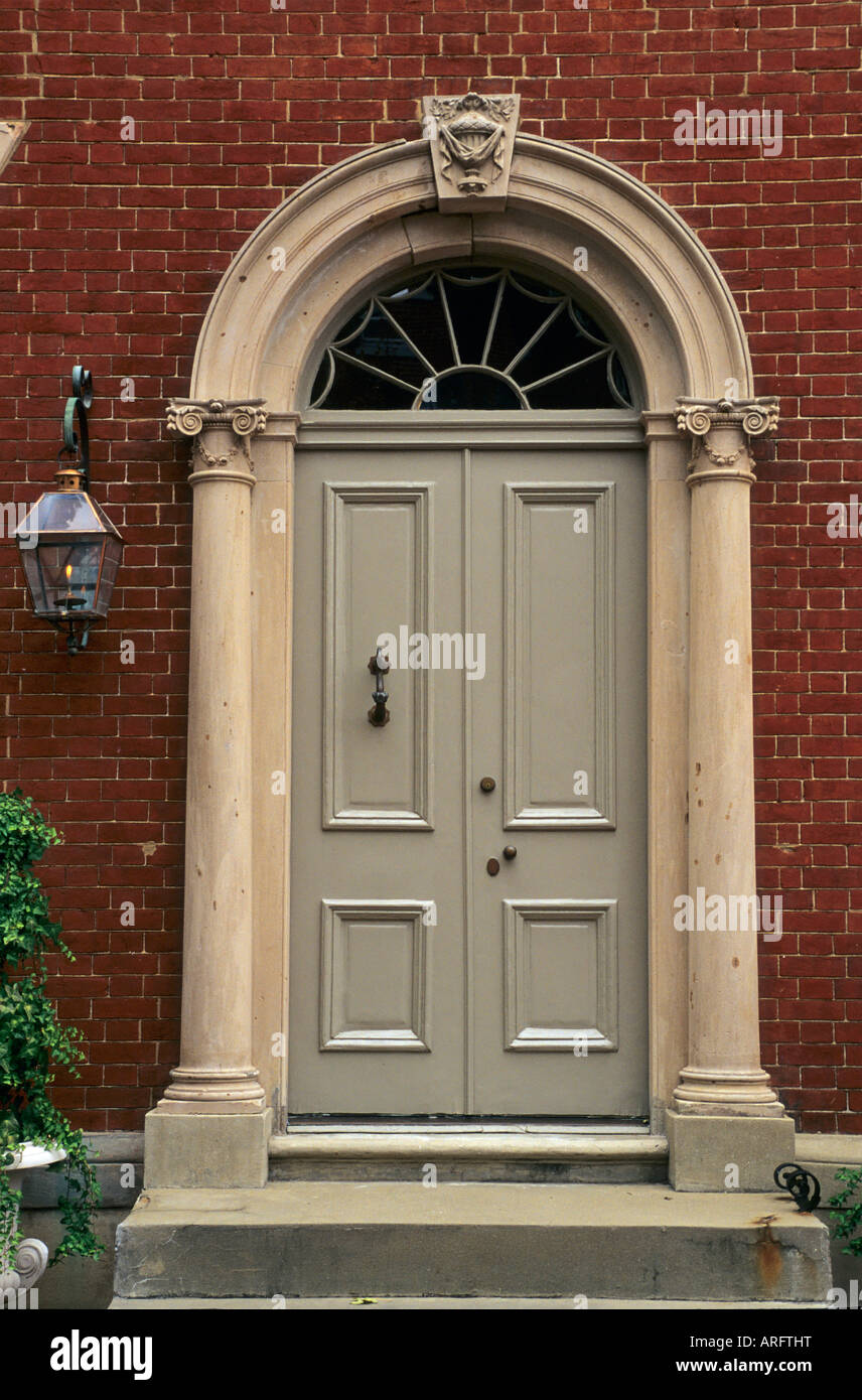 Town home door at prince street hi-res stock photography and images - Alamy