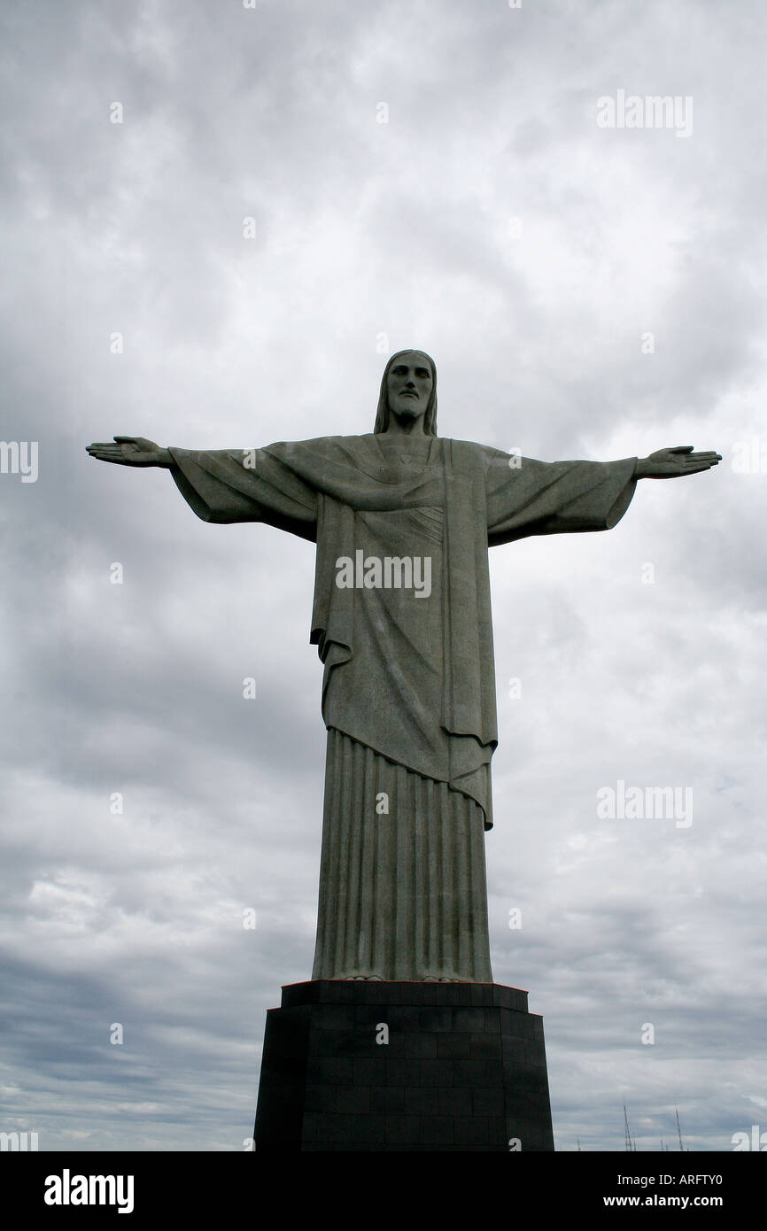 Christo Redentor on Corcovado Mountain, Rio Brazil, South America ...