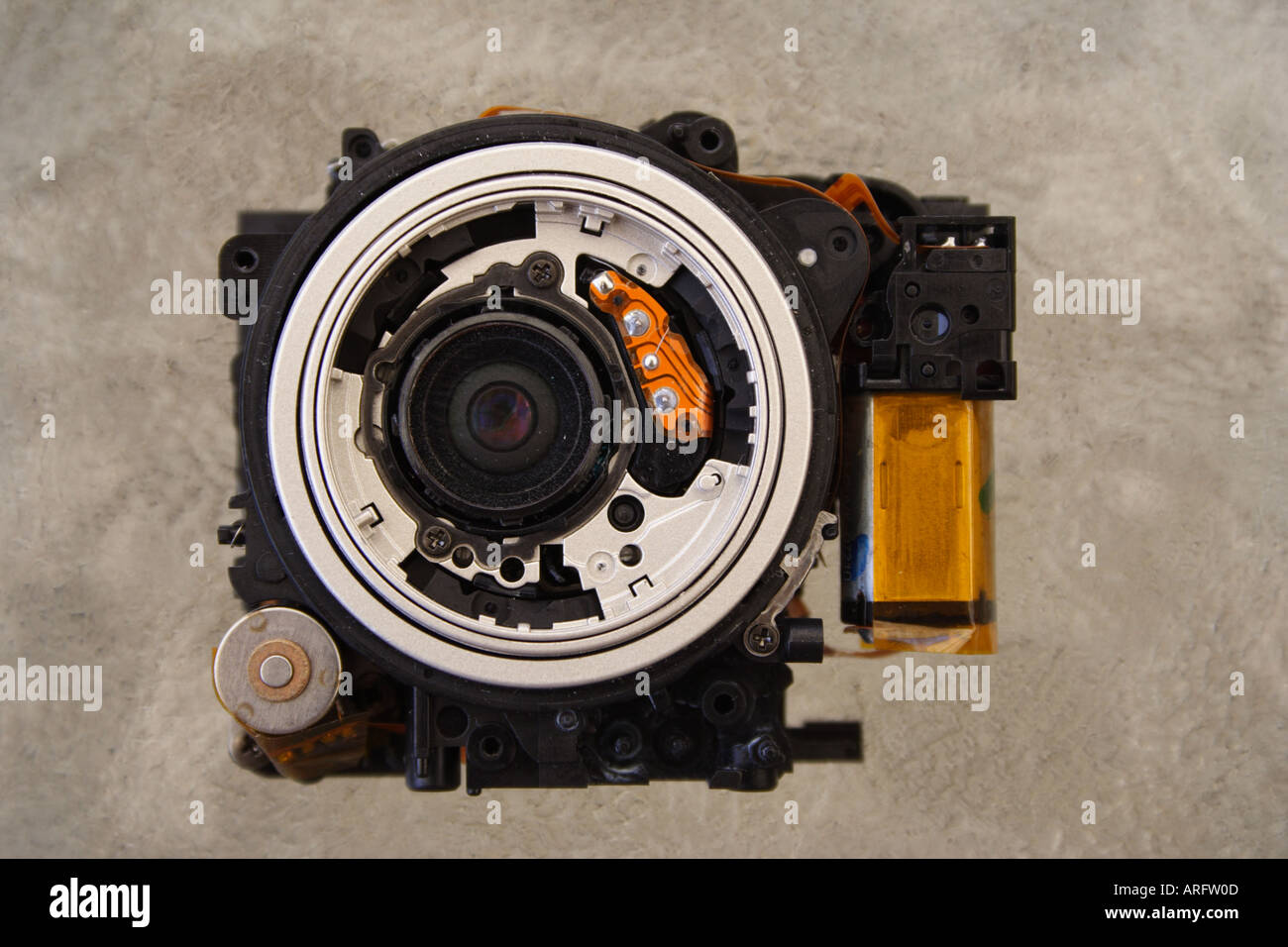 LENS ASSEMBLY FROM A DIGITAL CAMERA Stock Photo - Alamy