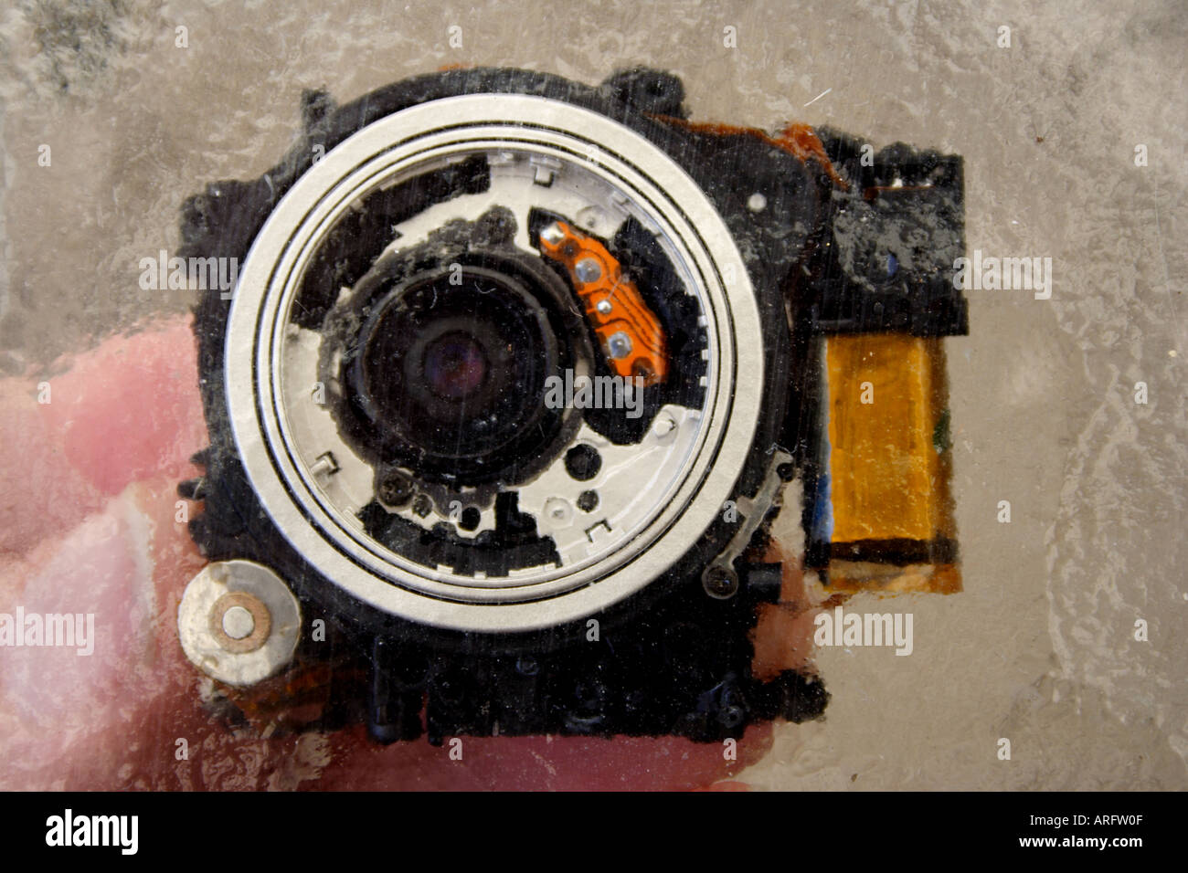LENS ASSEMBLY FROM A DIGITAL CAMERA Stock Photo - Alamy