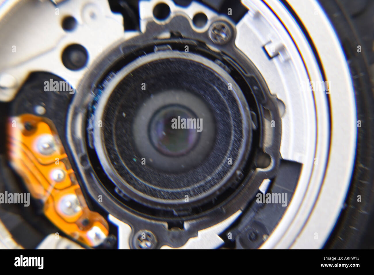 LENS ASSEMBLY FROM A DIGITAL CAMERA Stock Photo - Alamy