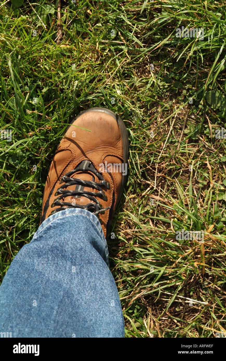 Stepping down boot hi-res stock photography and images - Alamy