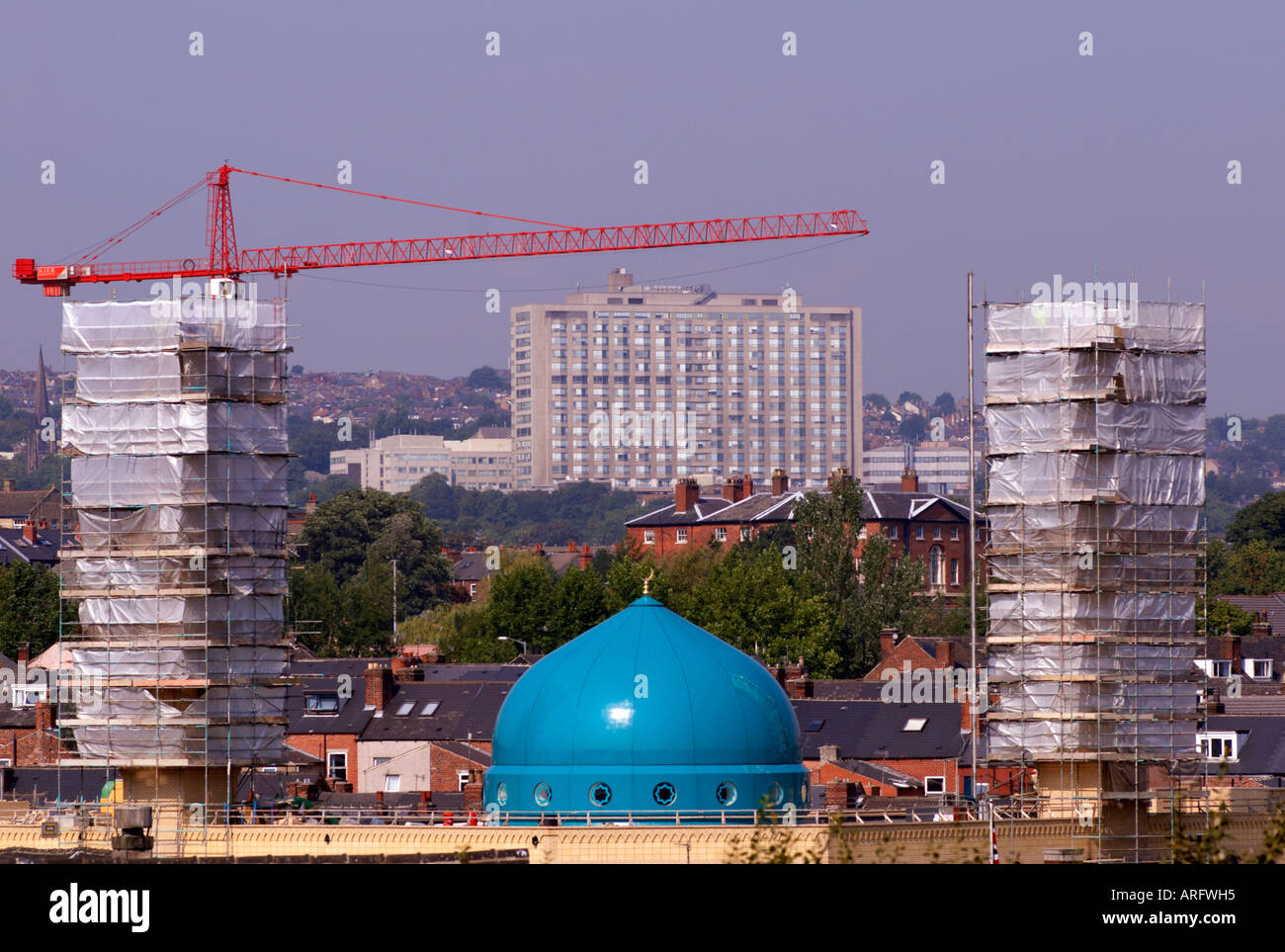"Madina Masjid" Mosque under construction unfinished minarets in ...
