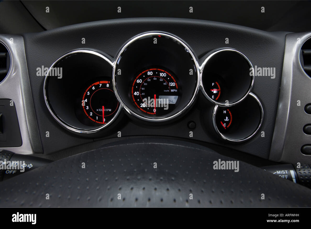 2008 Toyota Corolla Matrix XR in Blue - Speedometer/tachometer Stock ...