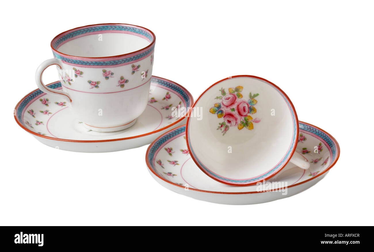 Minton china antique cup saucer hi-res stock photography and images - Alamy