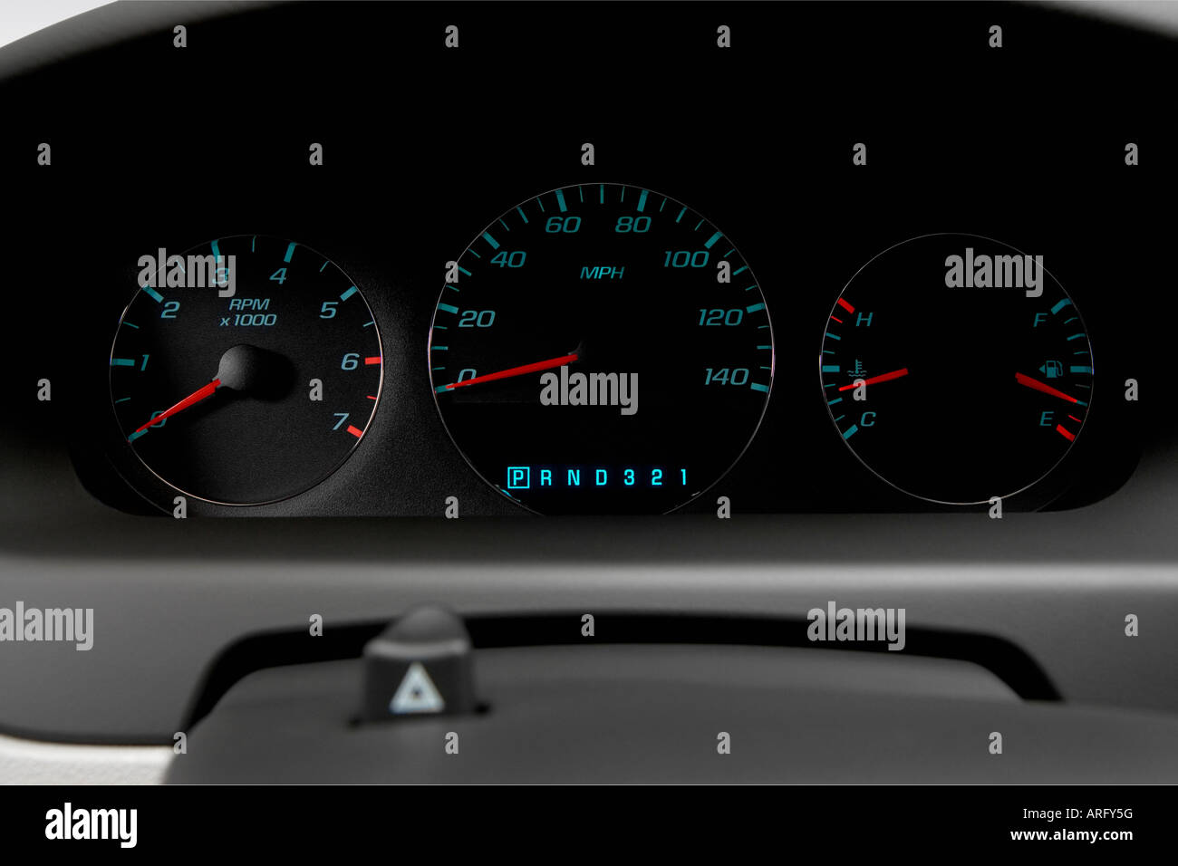 2008 Chevrolet Impala LT in Silver - Speedometer/tachometer Stock Photo ...