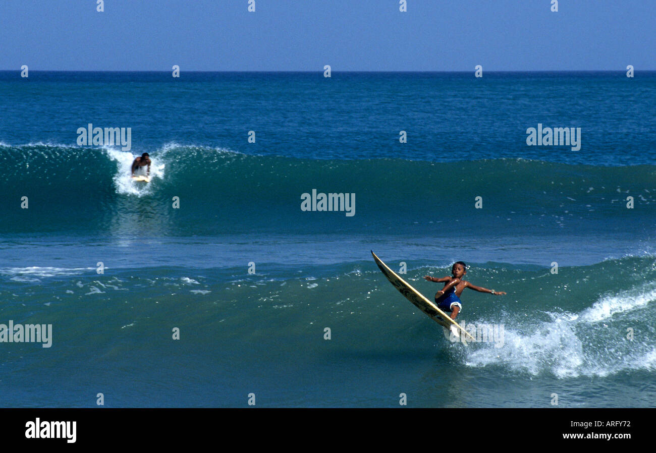 Bali Blue water beach shore coast shoreline people Stock Photo - Alamy