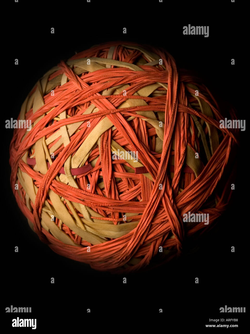 Rubber Band Ball Stock Photo - Alamy