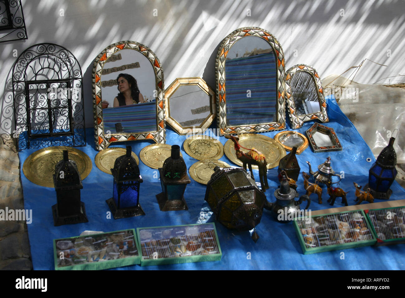 Mirror relecting woman Stock Photo - Alamy