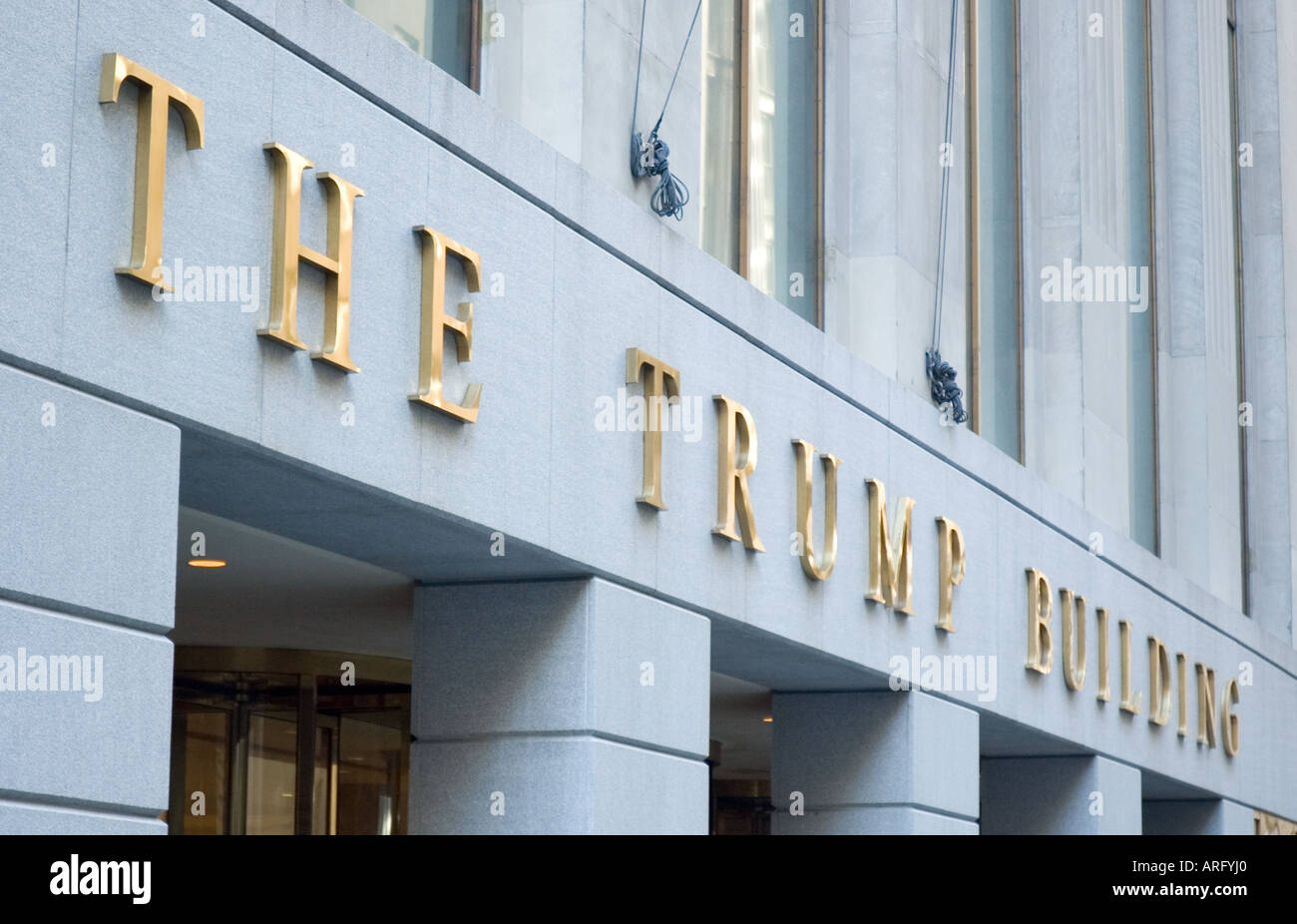 The Trump Building in New York's Financial District Stock Photo - Alamy