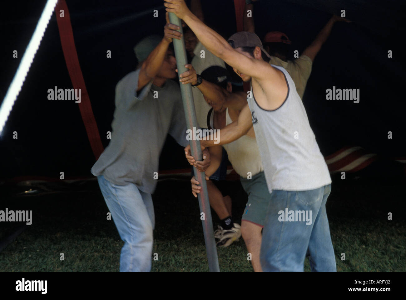 Circus and pole hi-res stock photography and images - Alamy