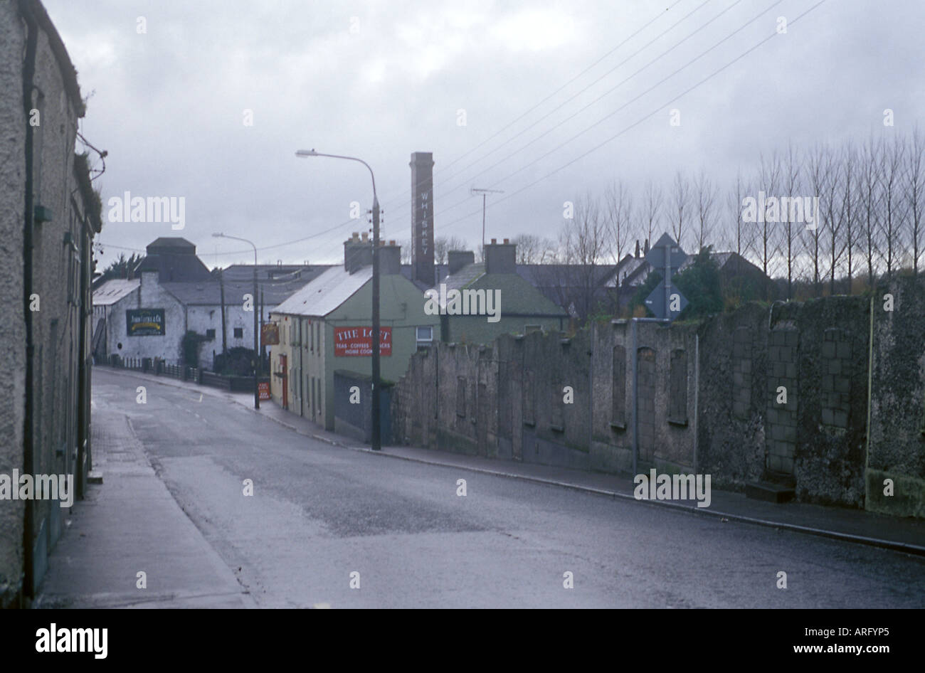 An old unoccupied street in Kinnegad County Westmeath Ireland Stock ...