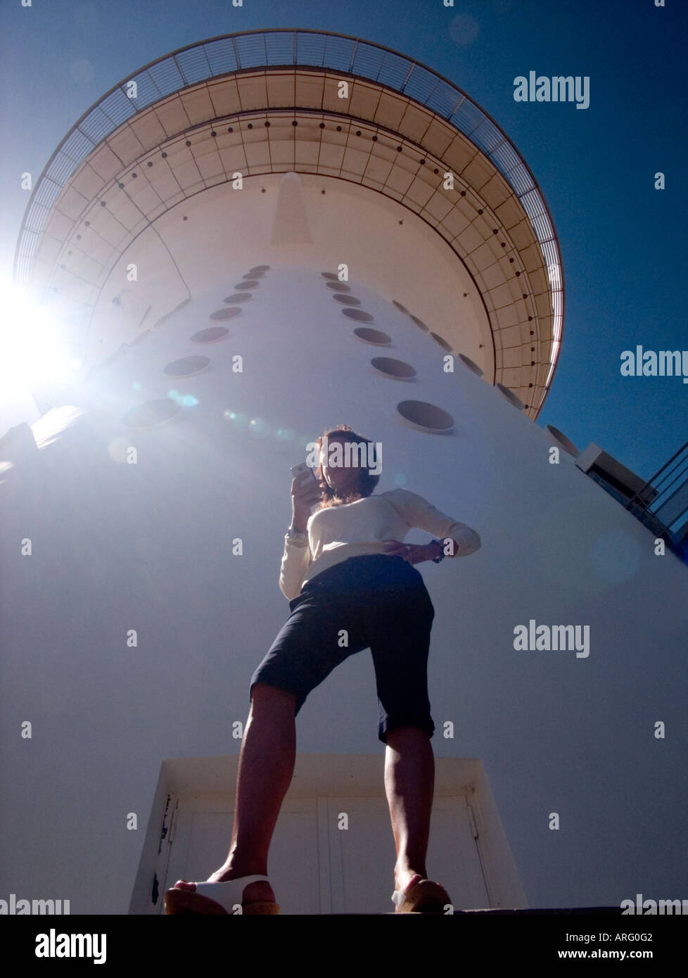 Low Angle Shot Of Woman