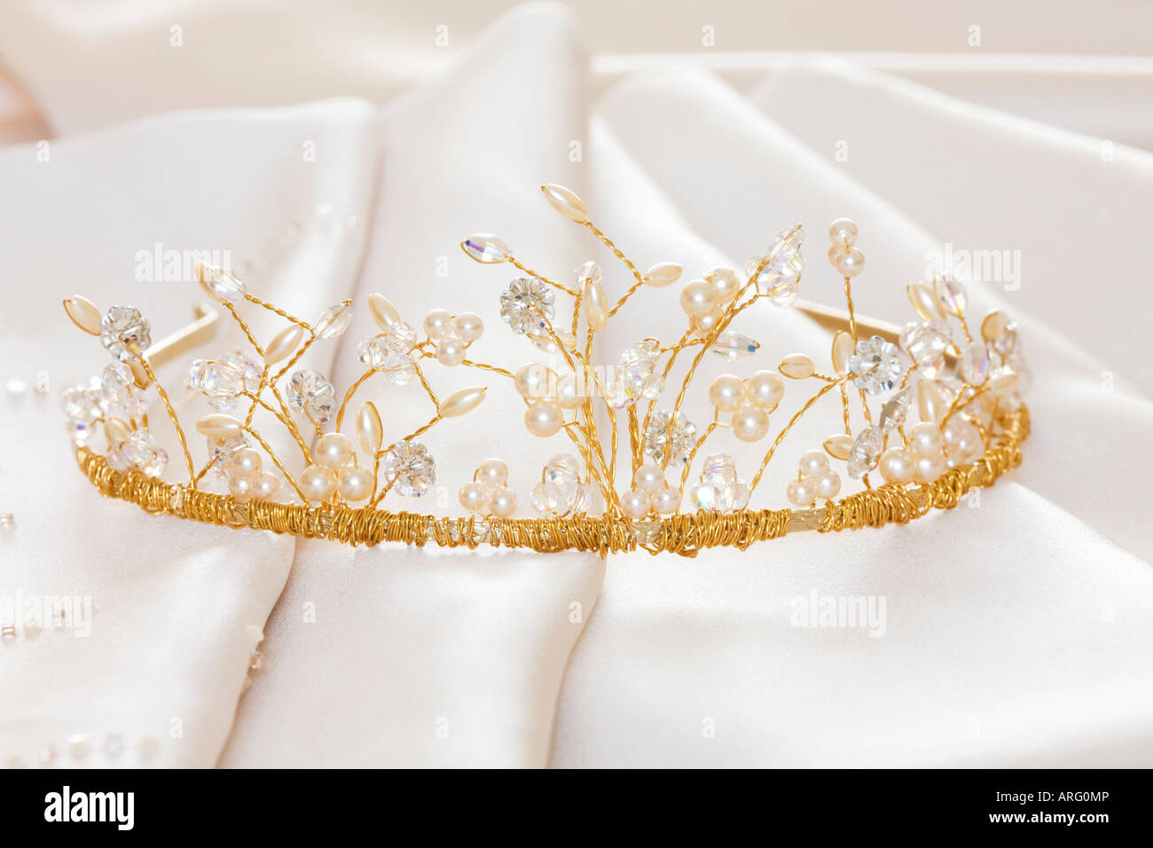 Gold tiara hi-res stock photography and images - Alamy