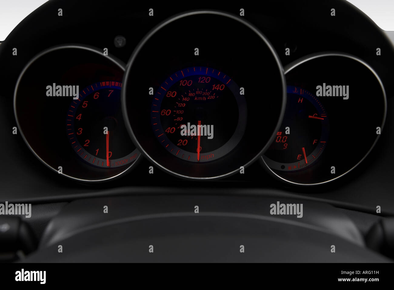 2007 Mazda MAZDA3 s Grand Touring in Gray - Speedometer/tachometer ...