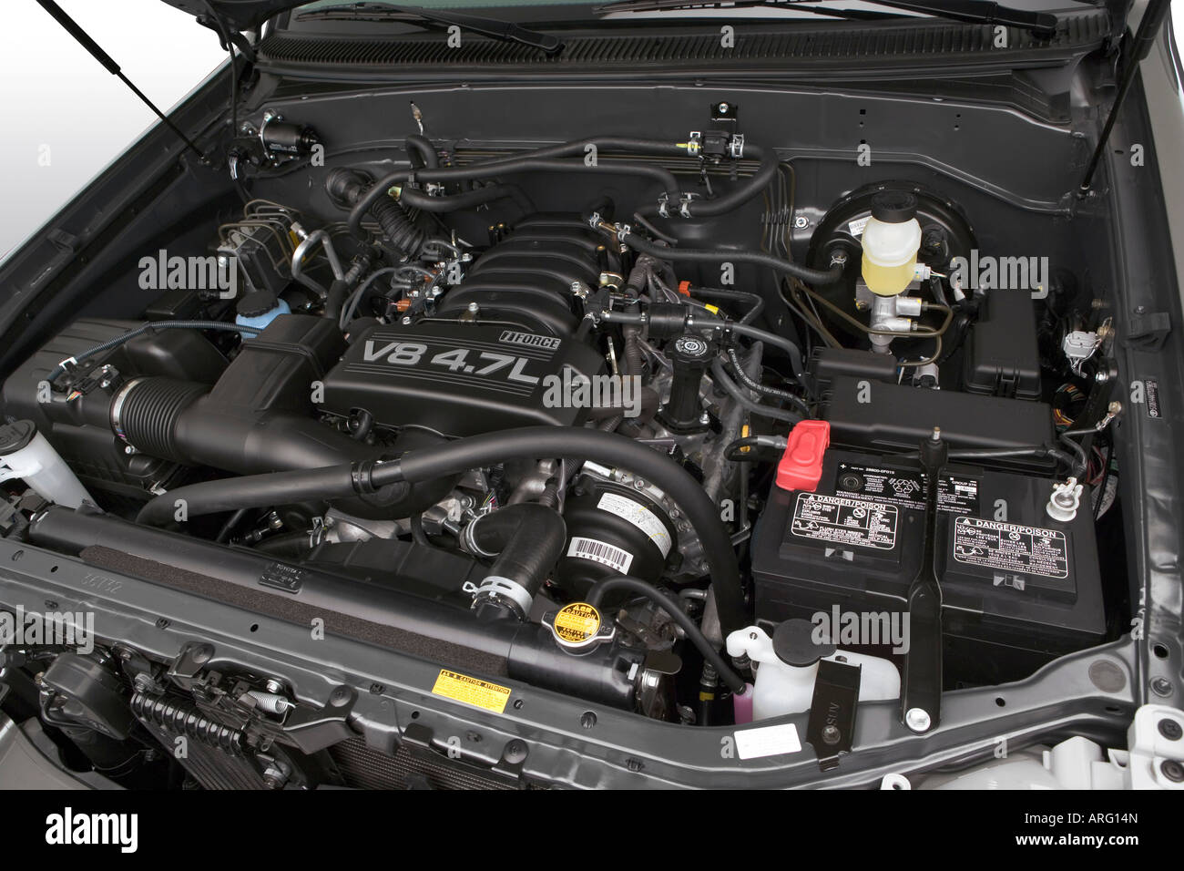 2007 Toyota Sequoia SR5 in Gray - Engine Stock Photo - Alamy