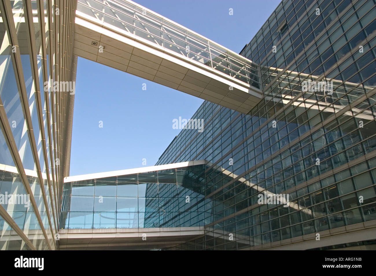 The Royal Library The Black Diamond Copenhagen Denmark Stock Photo - Alamy