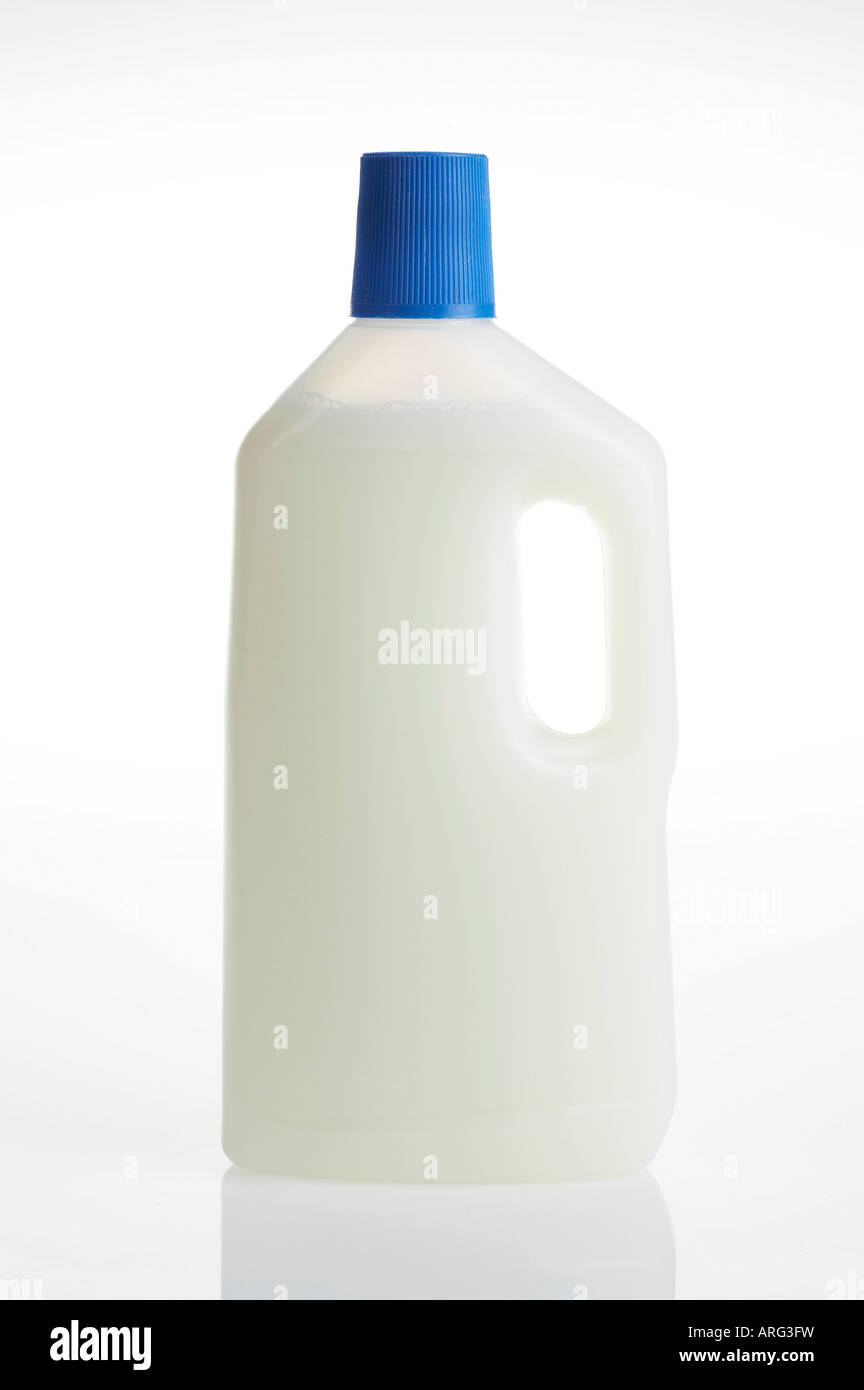 Plastic detergent bottle Stock Photo - Alamy
