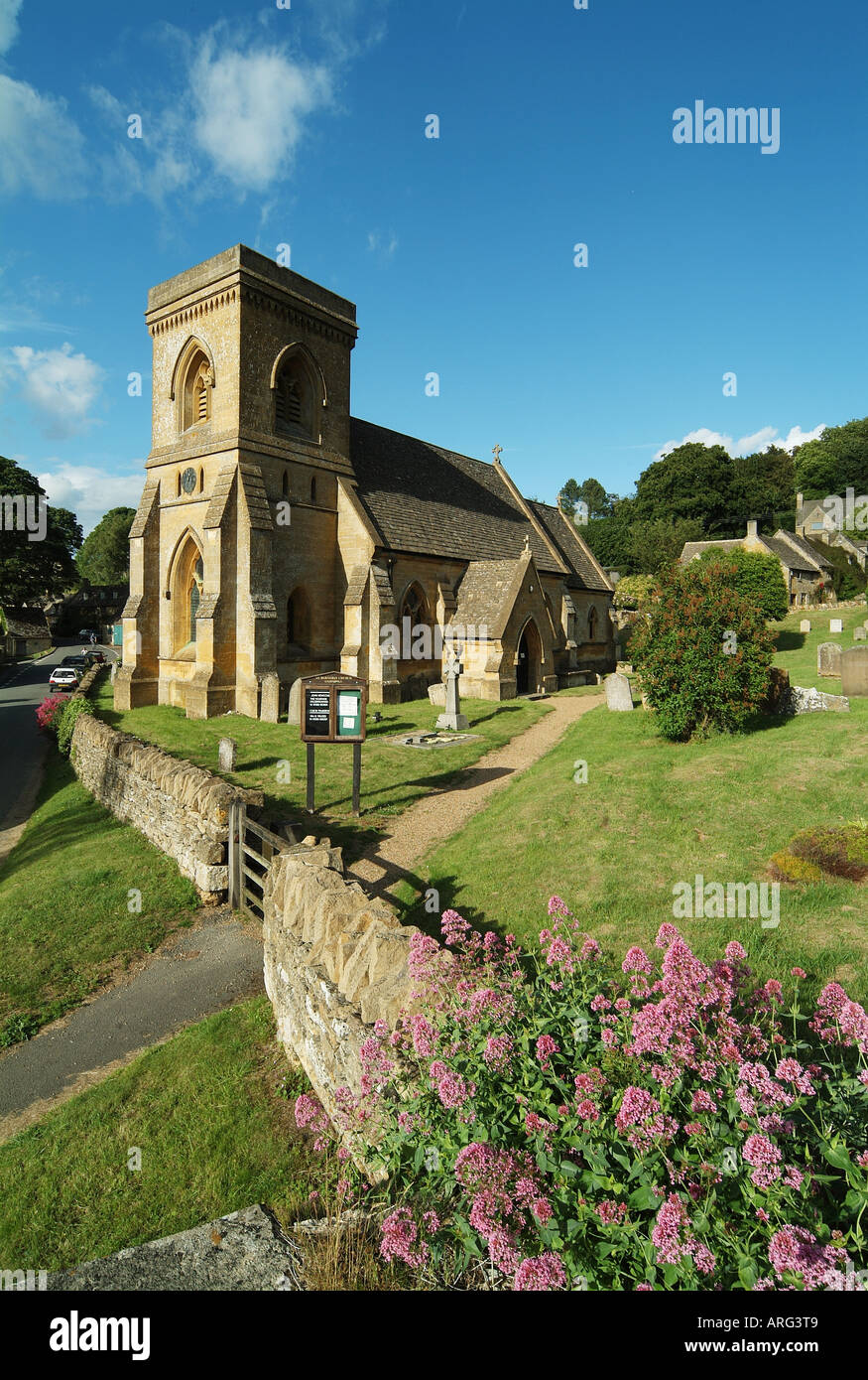 snowshill church in the cotswolds, england Stock Photo - Alamy