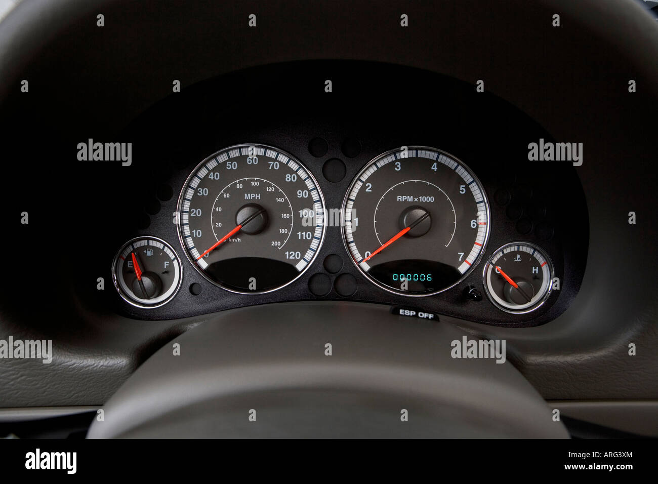 2007 Jeep Liberty Limited in Red - Speedometer/tachometer Stock Photo ...