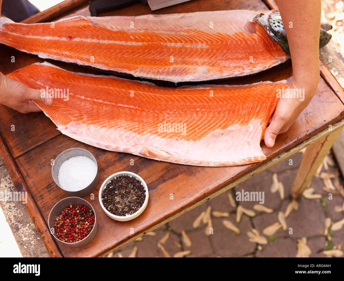 Fish and Spices Stock Photo - Alamy
