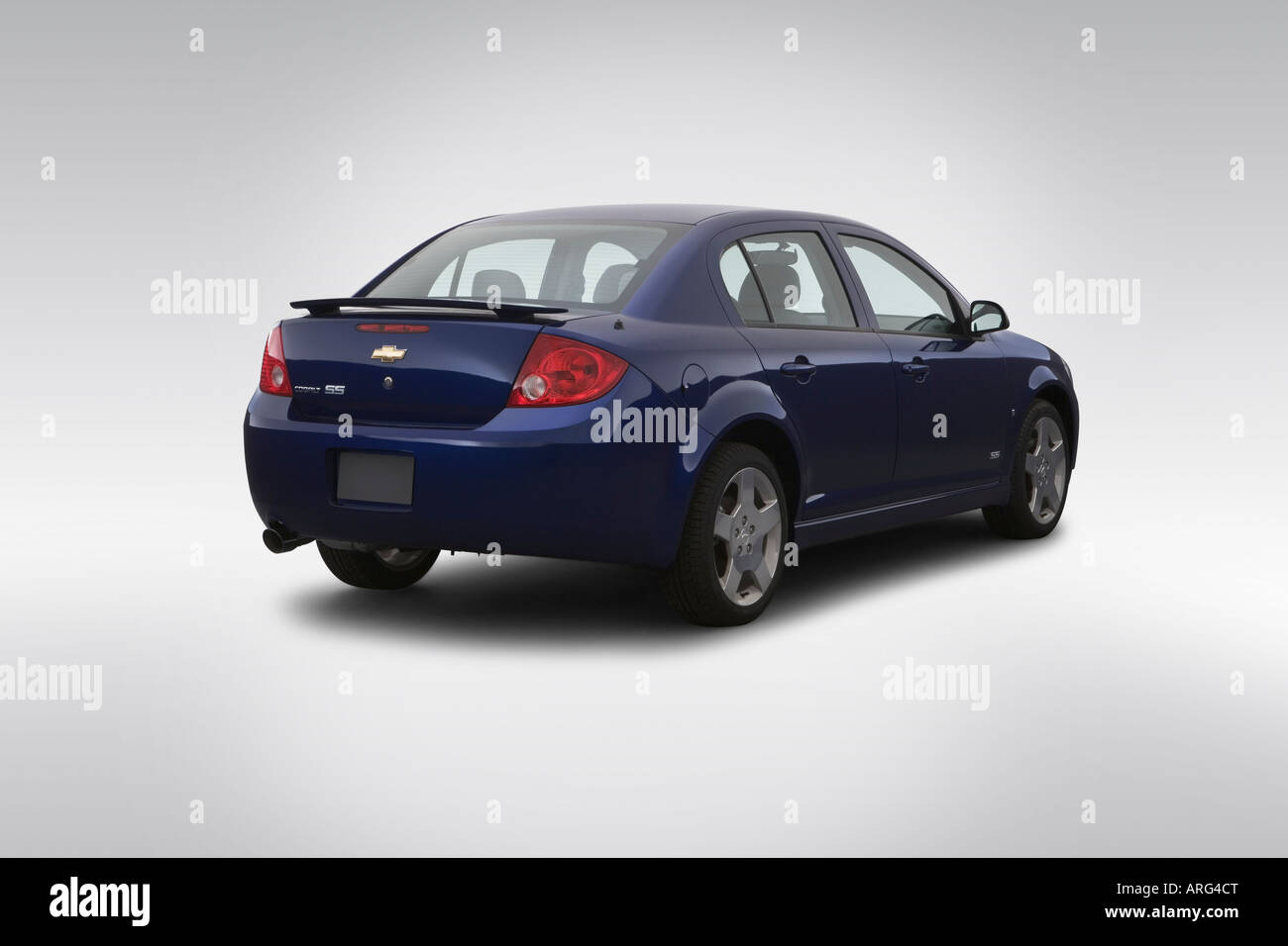 2007 Chevrolet Cobalt SS in Blue - Rear angle view Stock Photo - Alamy