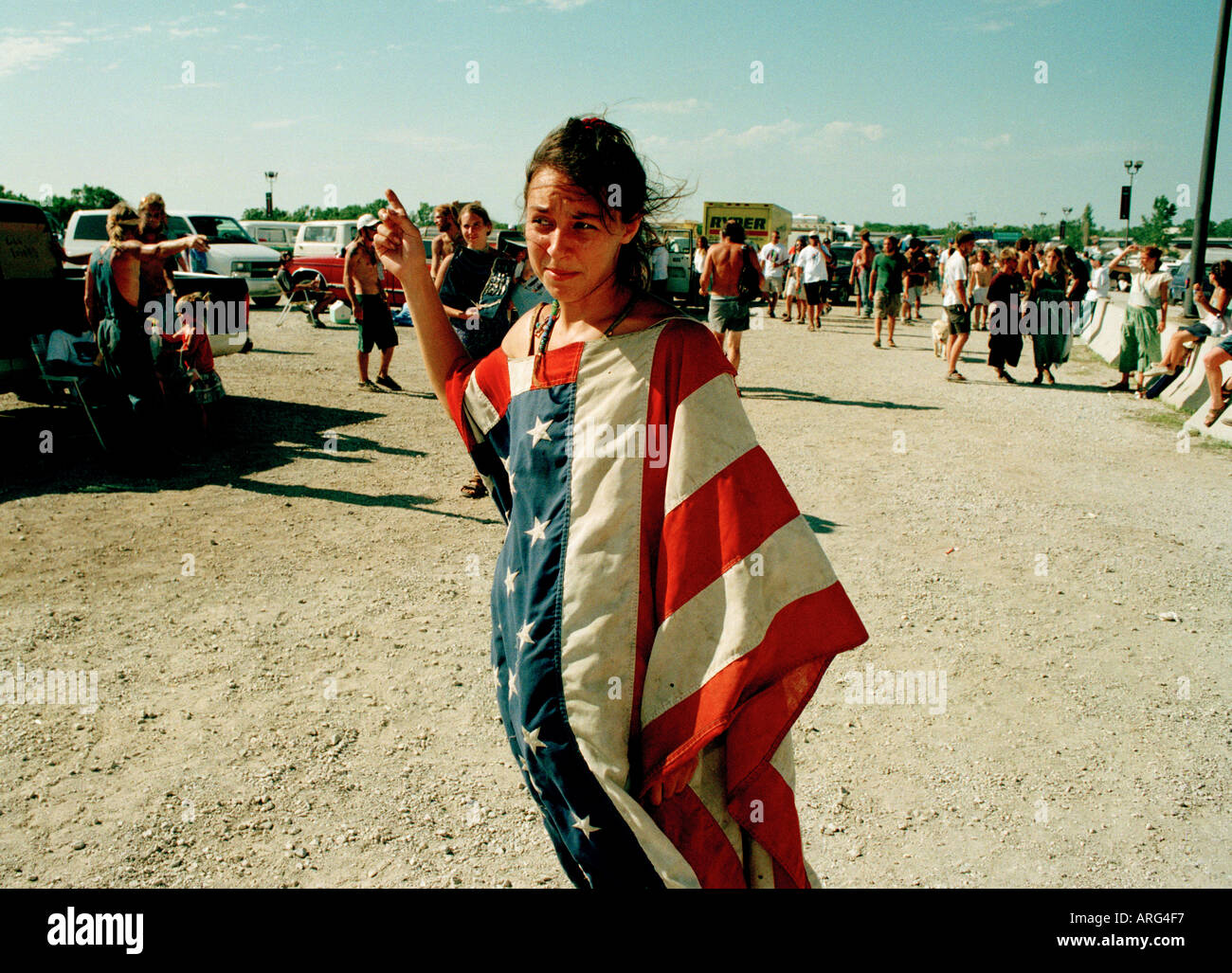 American flag at entrance hi-res stock photography and images - Alamy