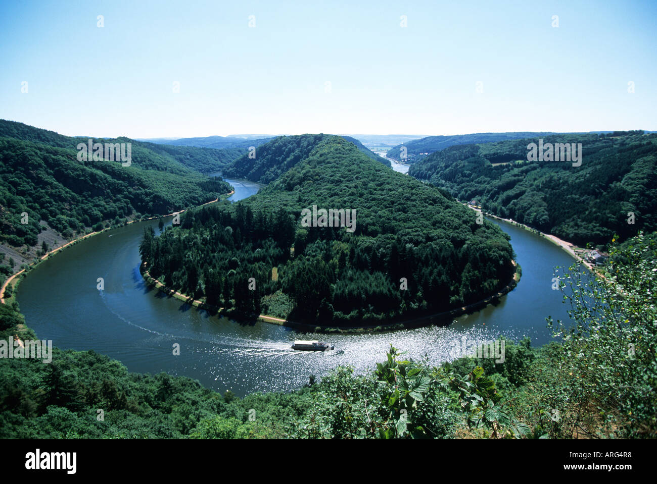 the river Saar Stock Photo - Alamy