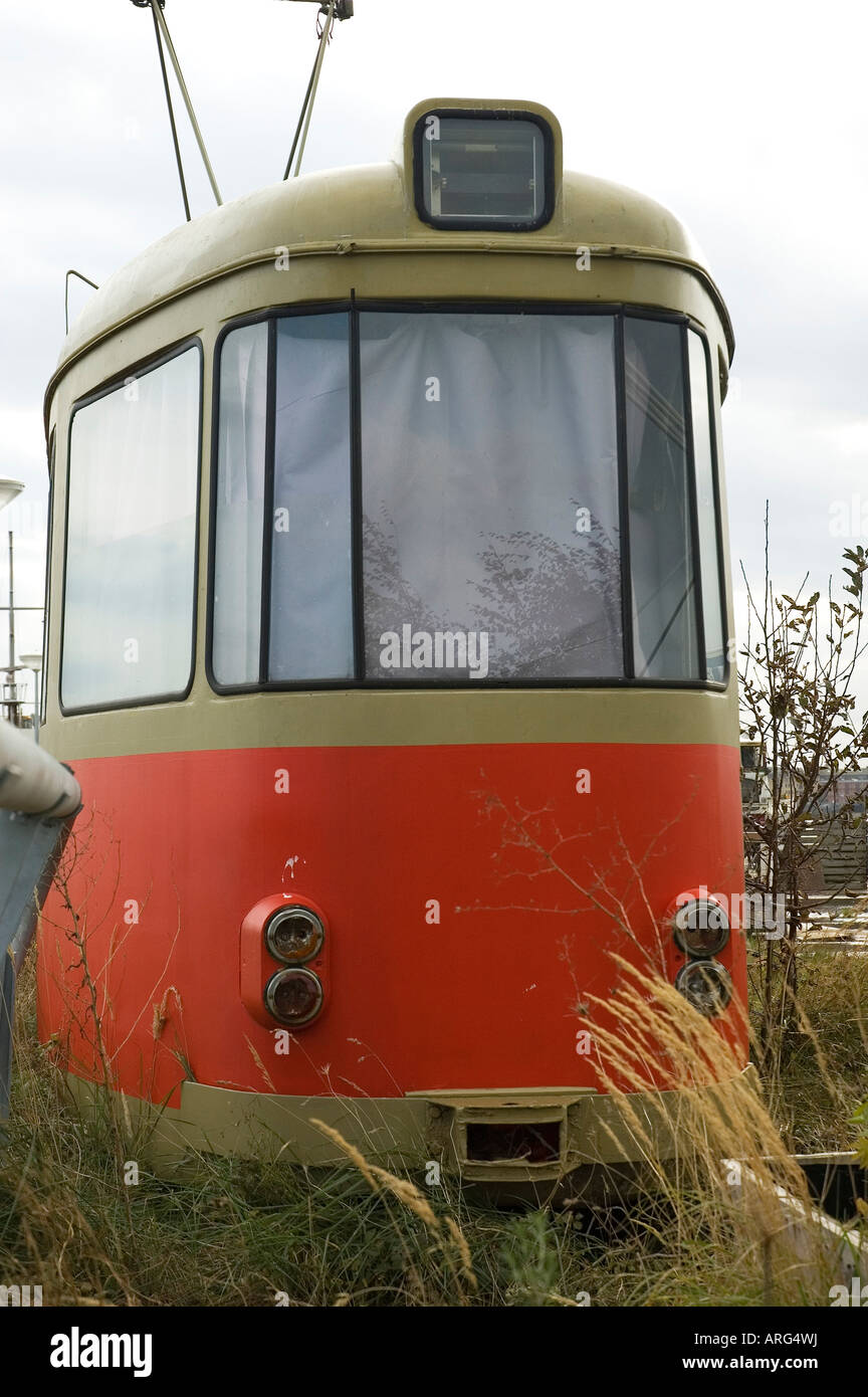 Broken tram hi-res stock photography and images - Alamy