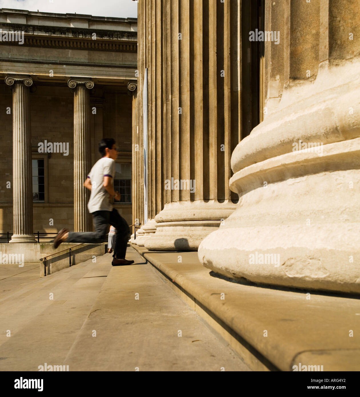 Steps of The British Museum Stock Photo - Alamy