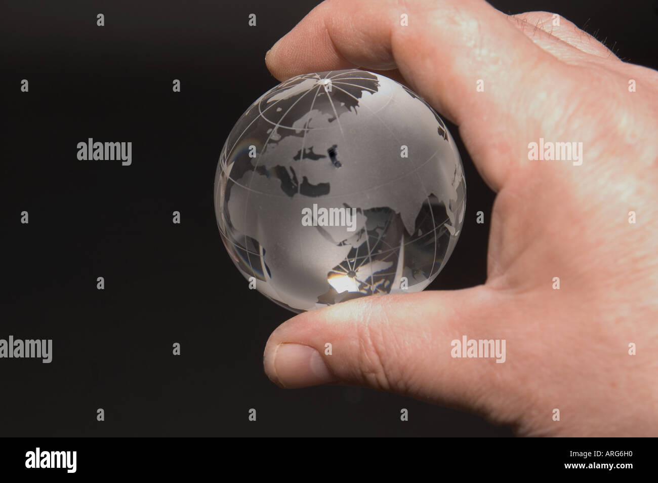 the world in the hand Stock Photo - Alamy