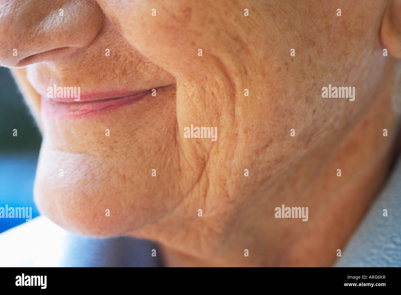 Woman lips close up middleaged hi-res stock photography and images - Alamy