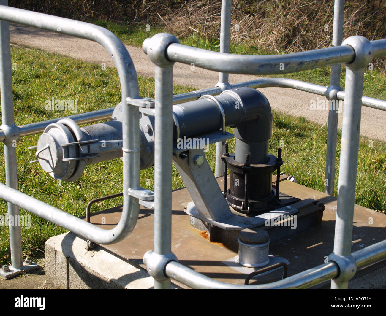 fire water hydrant carsington water lake reservoir Stock Photo - Alamy