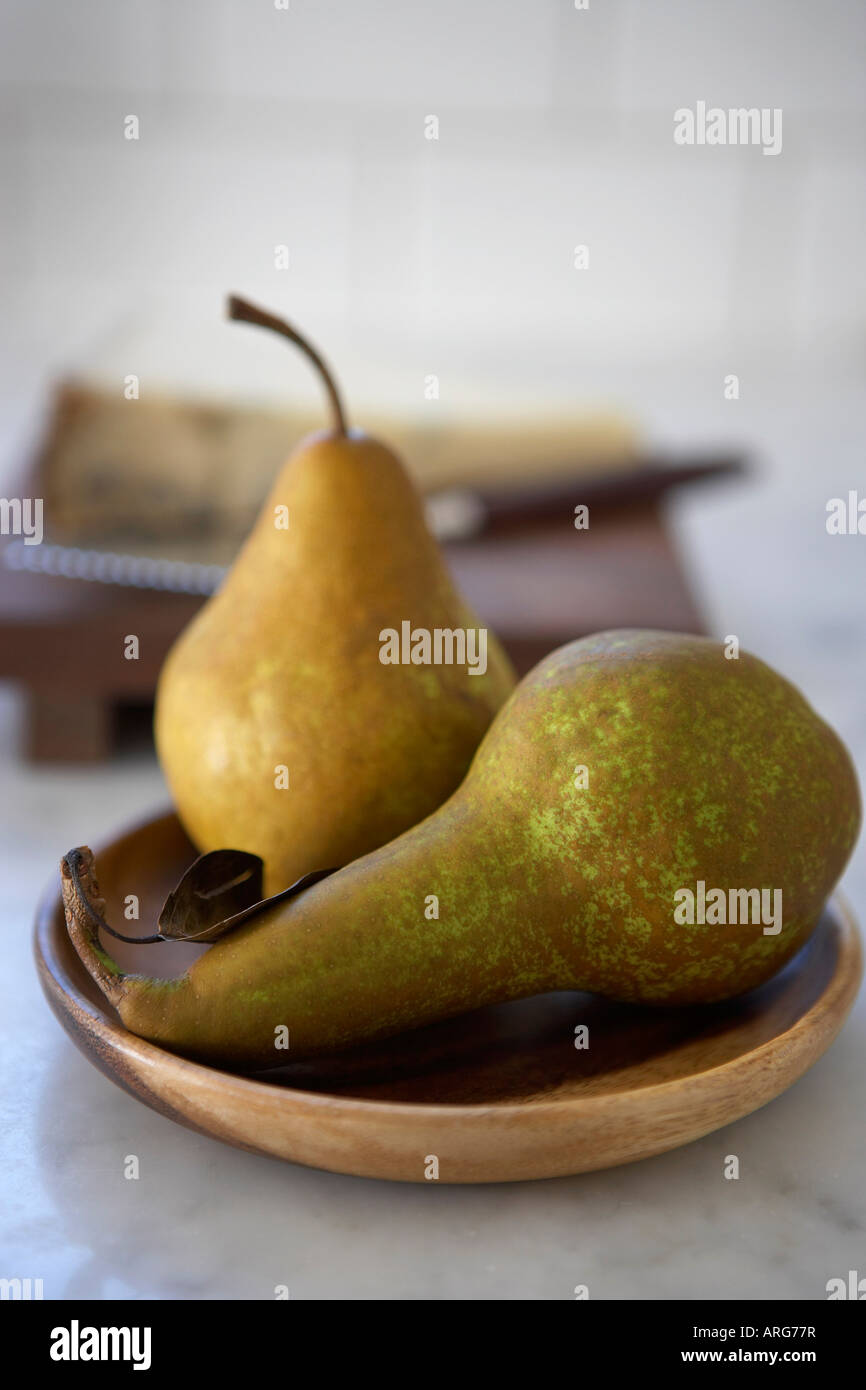 Closeup focus shot pears hi-res stock photography and images - Alamy