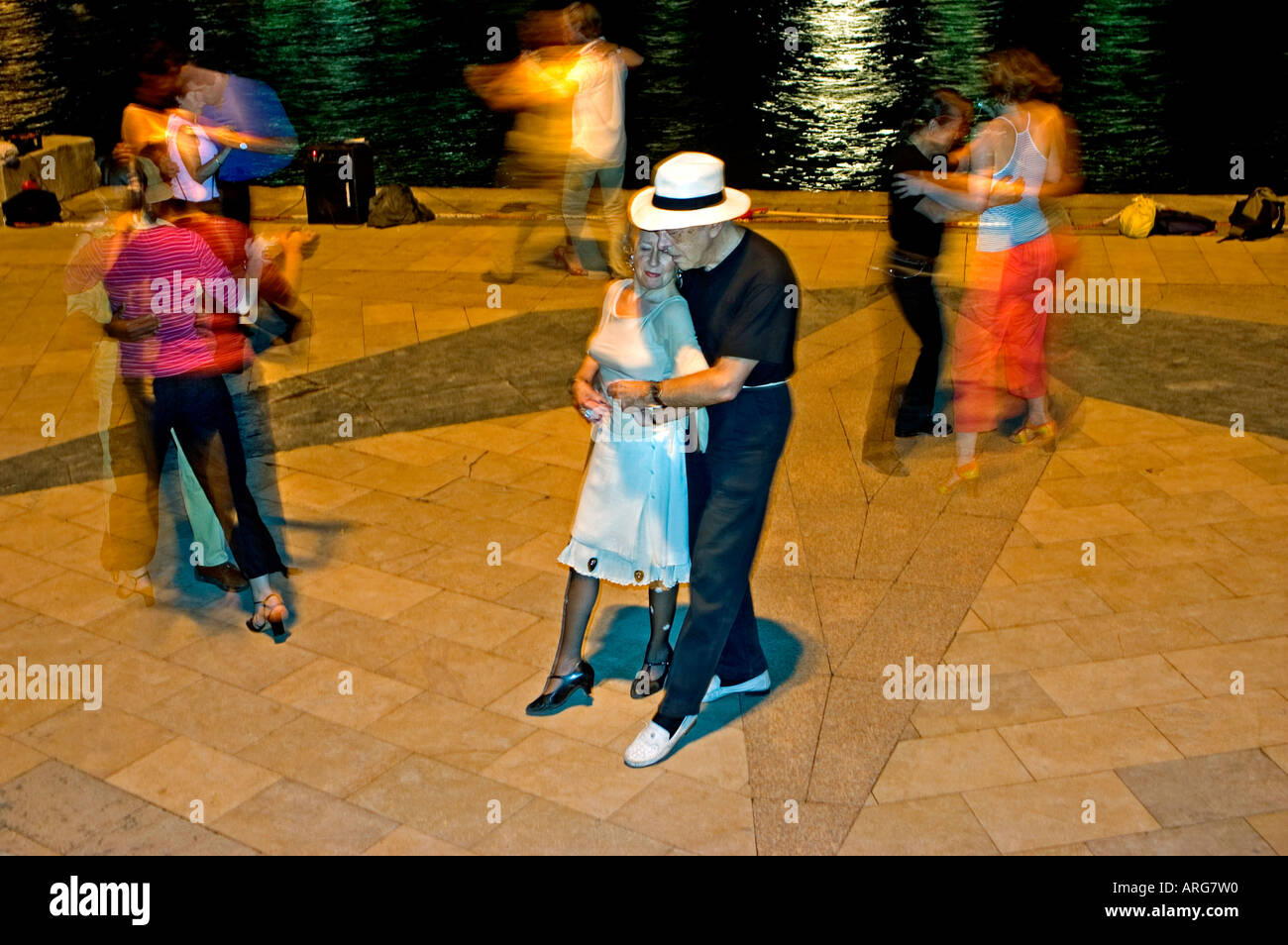 Couples Dancing In The Moonlight