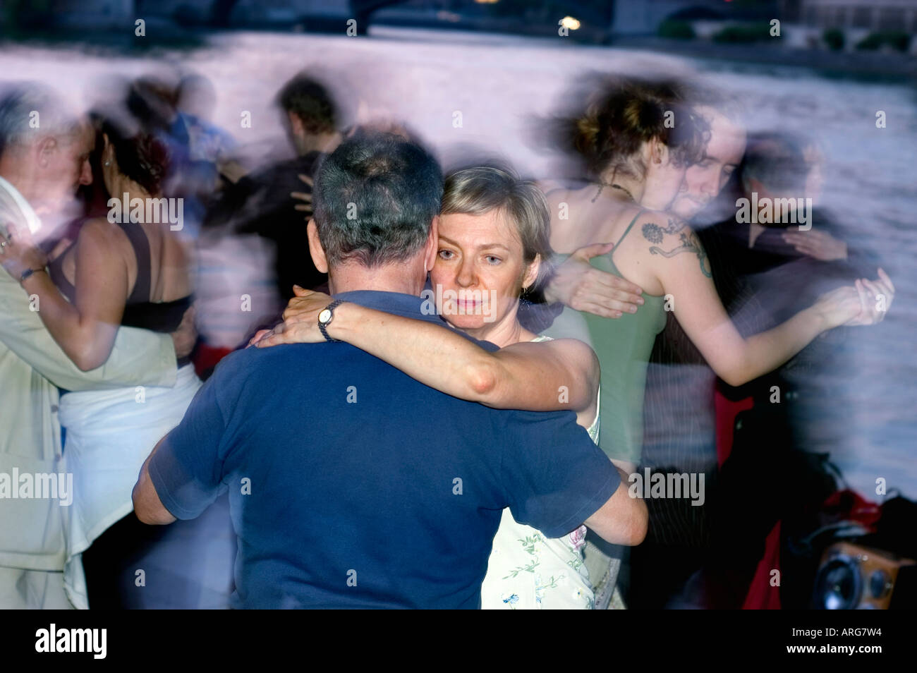 Couples Dancing In The Moonlight