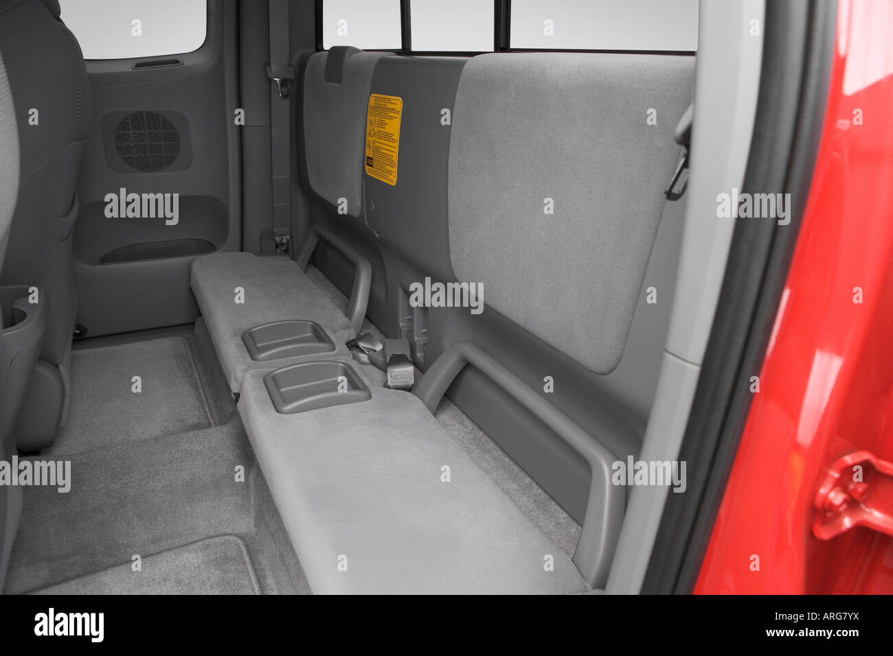 2007 Toyota Tacoma X Runner in Red - Rear seats Stock Photo - Alamy
