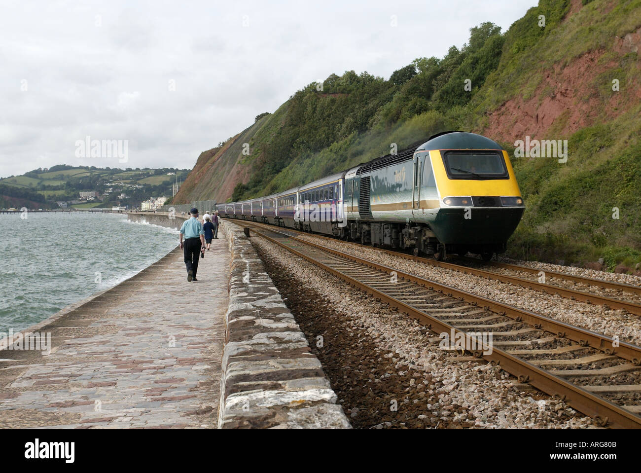 First Great Western Diesel Train Stock Photo - Alamy
