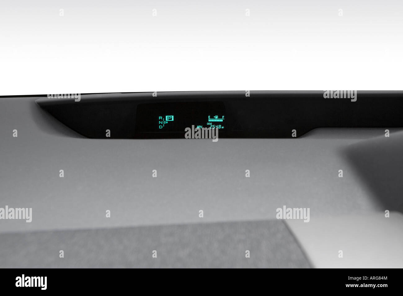 2007 Toyota Prius Hybrid Touring in Gray - Speedometer/tachometer Stock ...