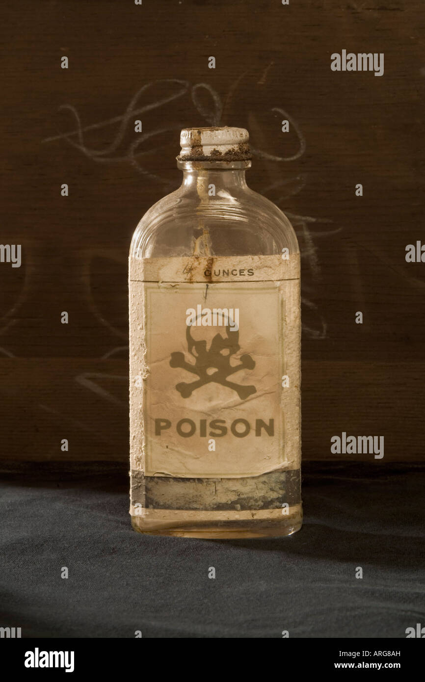 Bottle of Poison Stock Photo - Alamy