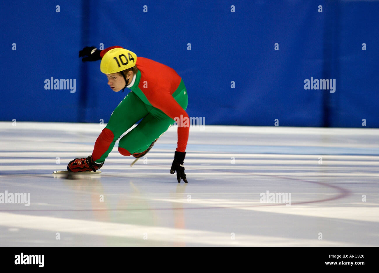 SPEED SKATING AT THE NOTTINGHAM ICE ARENA OPEN COMPETION INCLUDING SOME ...