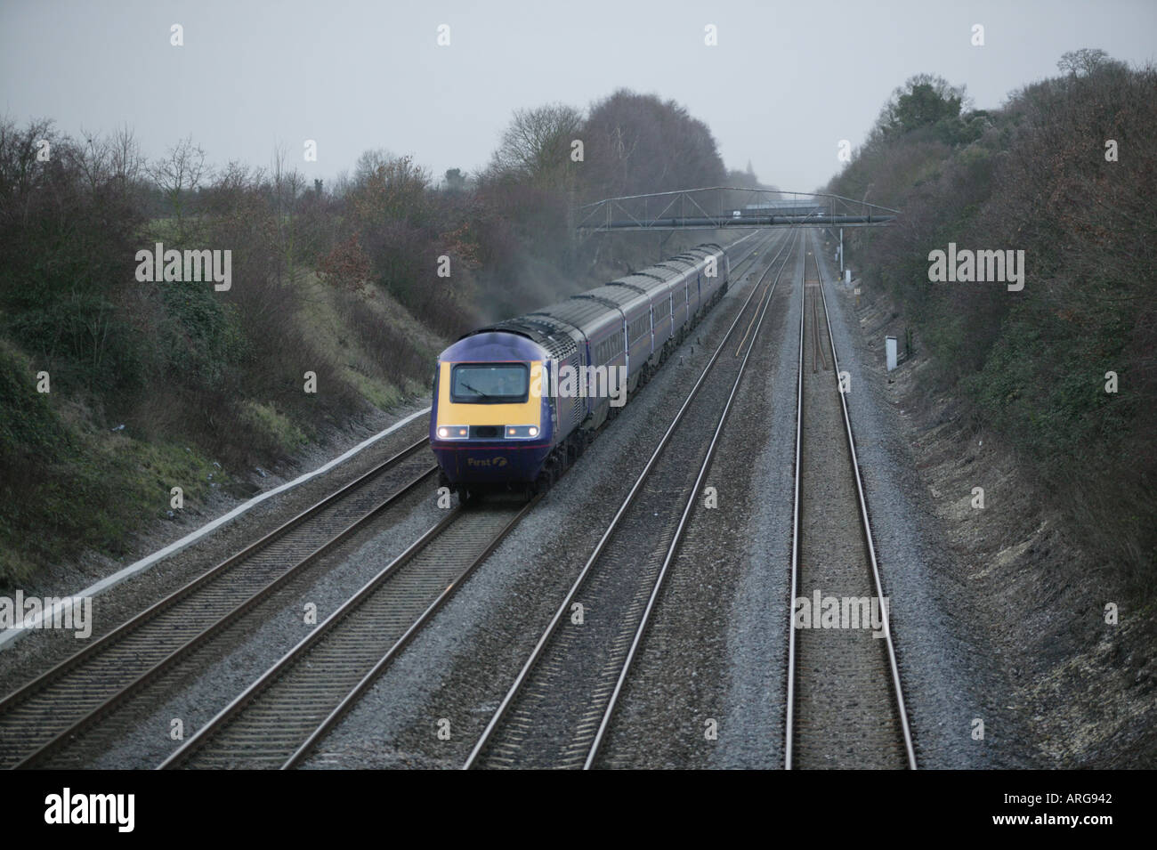 First Great Western Train Stock Photo - Alamy