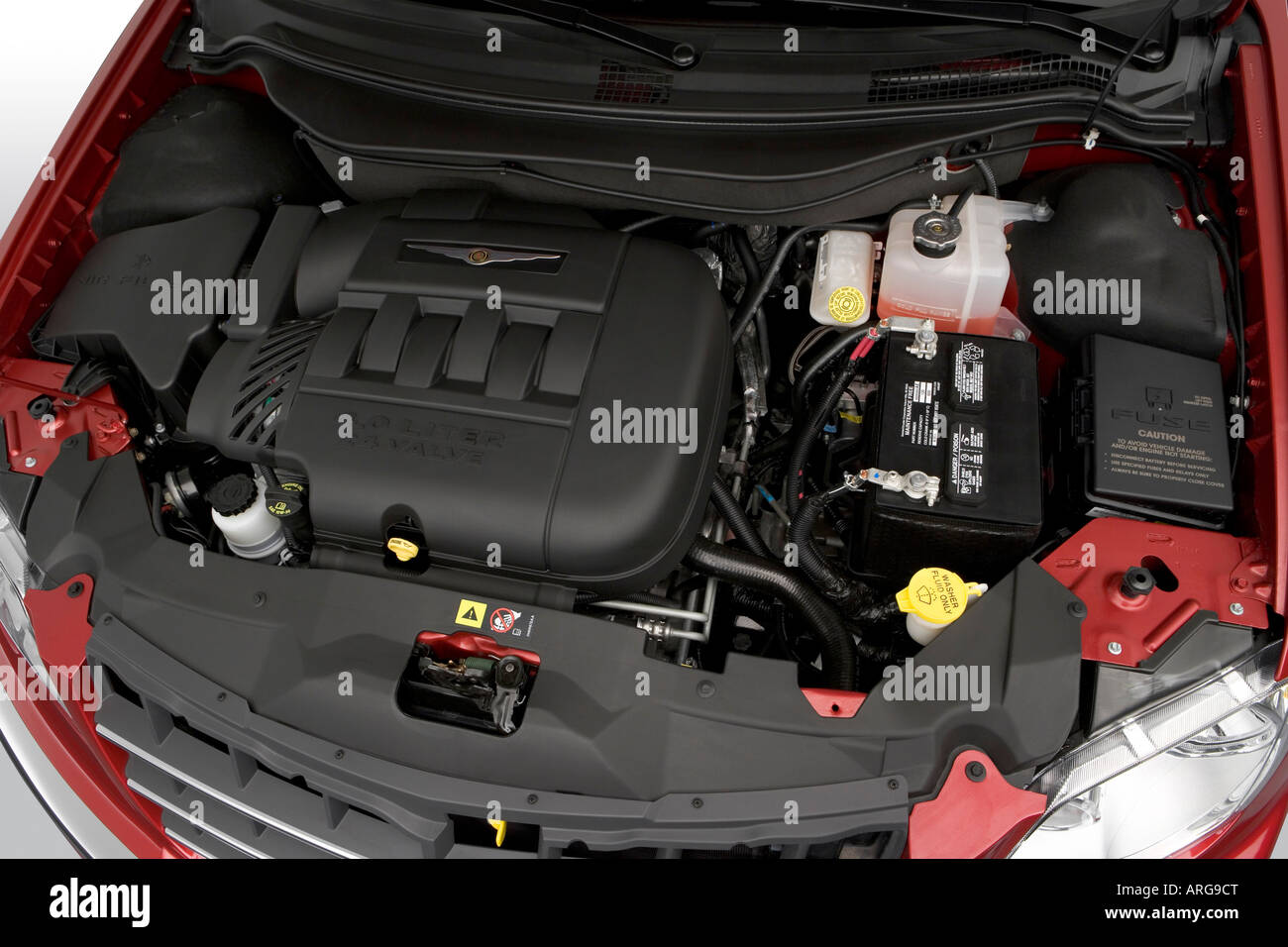 2007 Chrysler Pacifica Touring Signature in Red - Engine Stock Photo ...