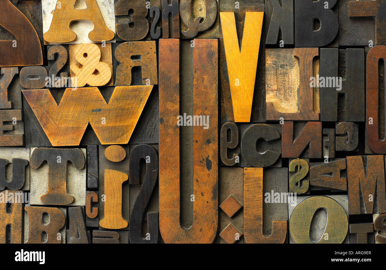 Gutenberg Printing Press Letters