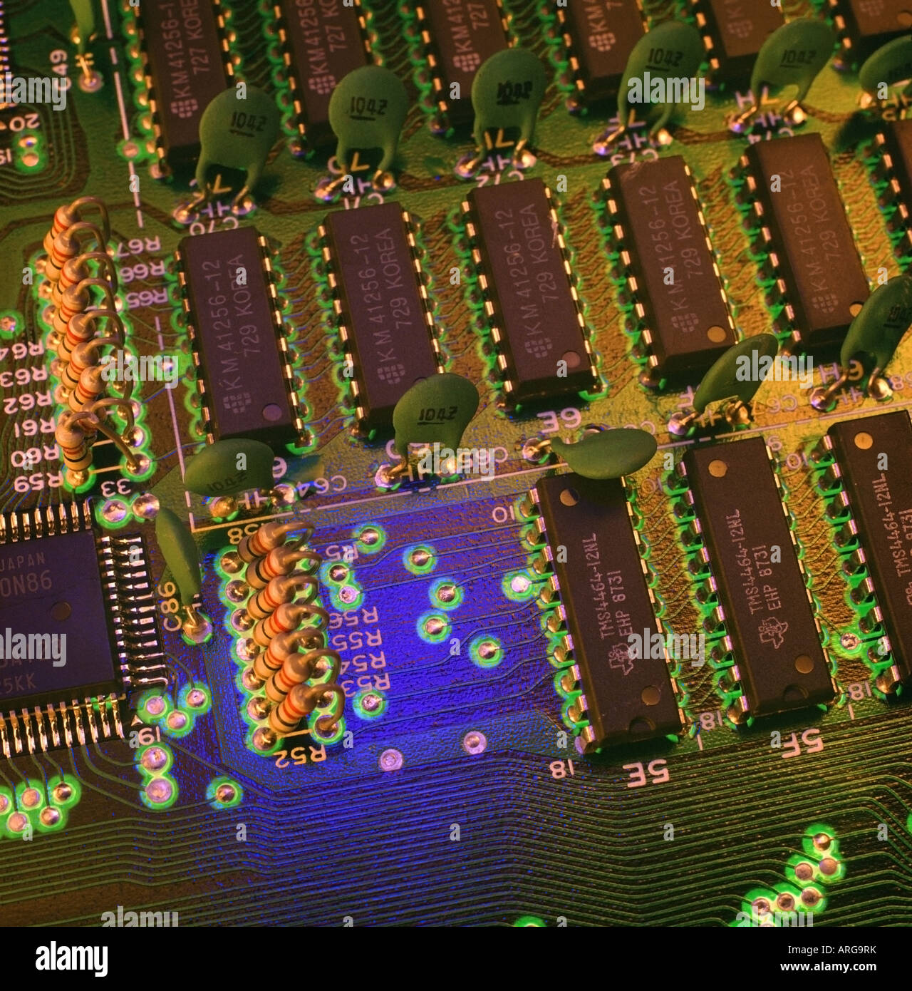 backlit circuit board Stock Photo - Alamy