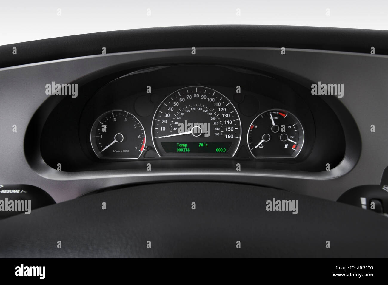 2007 Saab 9-5 2.3T SportCombi in Black - Speedometer/tachometer Stock ...