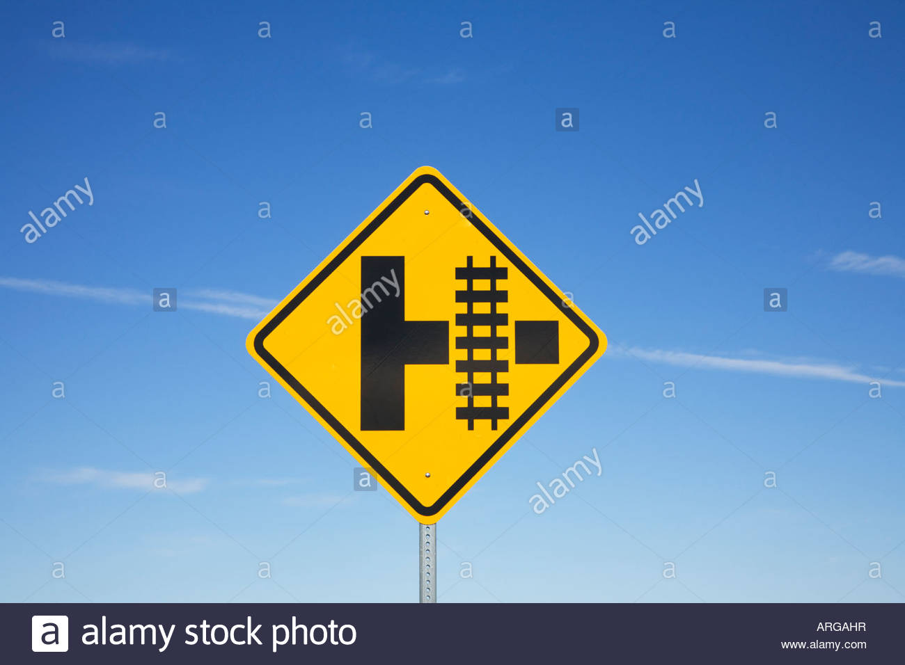 Railroad Crossing Intersection High Resolution Stock Photography and ...
