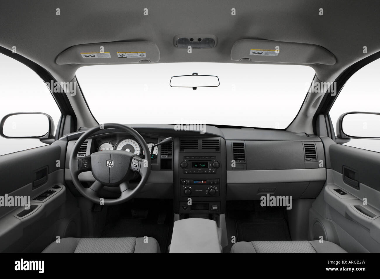 2007 Dodge Durango SXT in Blue - Dashboard, center console, gear ...